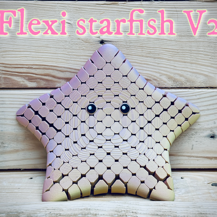 3D Printable Starfish Flexi V2 by ENIQUE3D